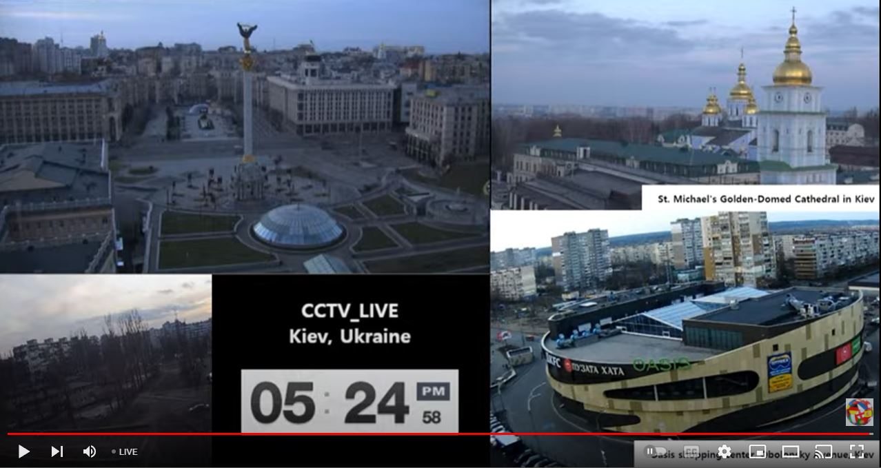 Live webcams in Kiev: Updated