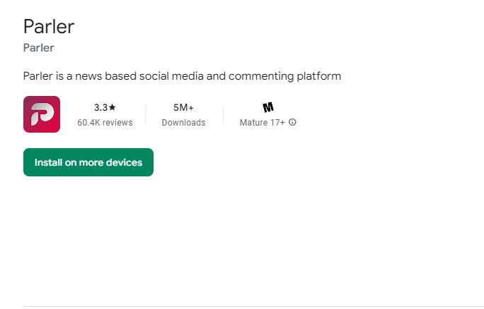 Google re-adds Parler Social Media app, but is it too late?