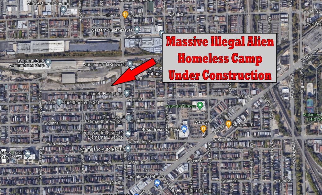 Chicago erecting ten acre camp for 4K+ homeless illegal aliens