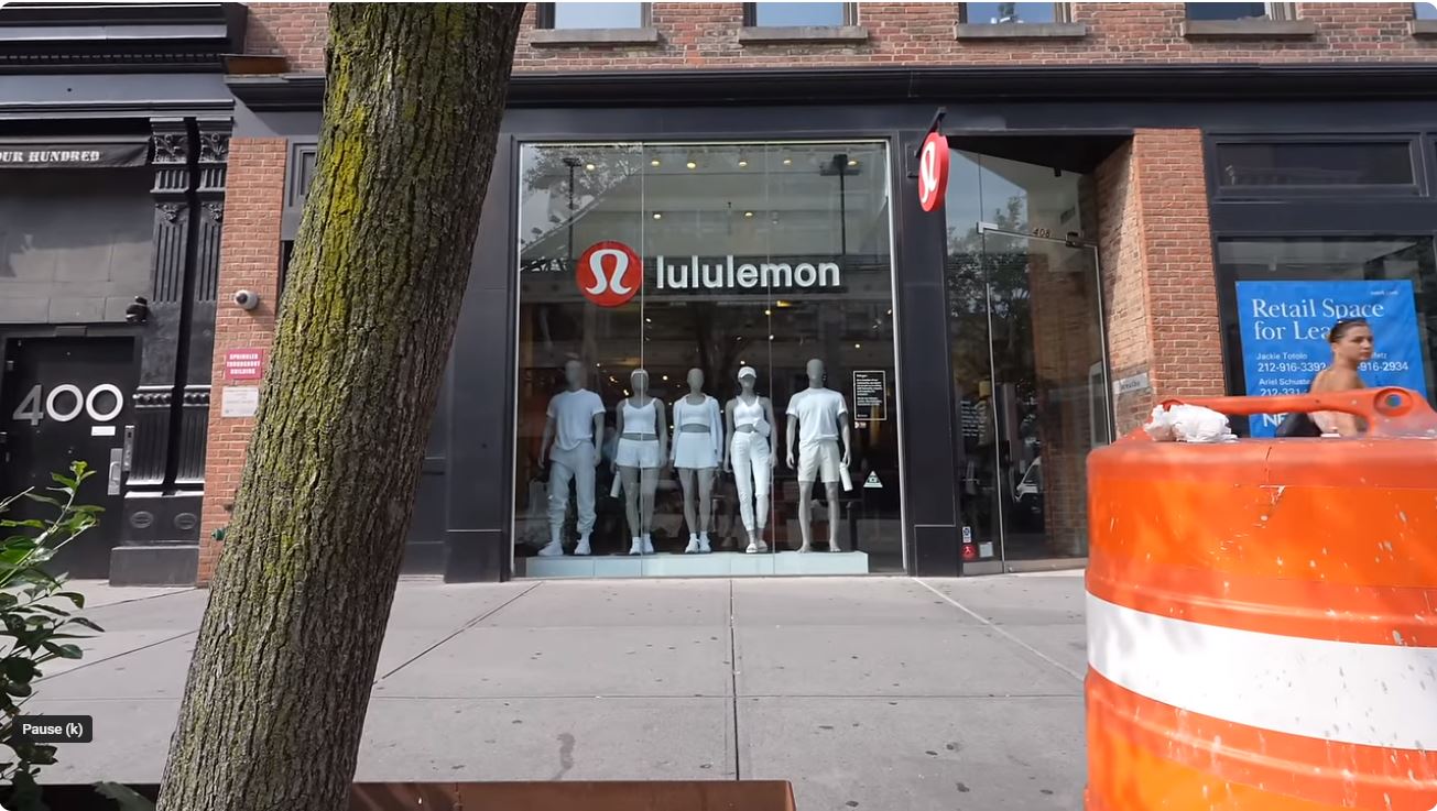 The looting of Lululemon stores